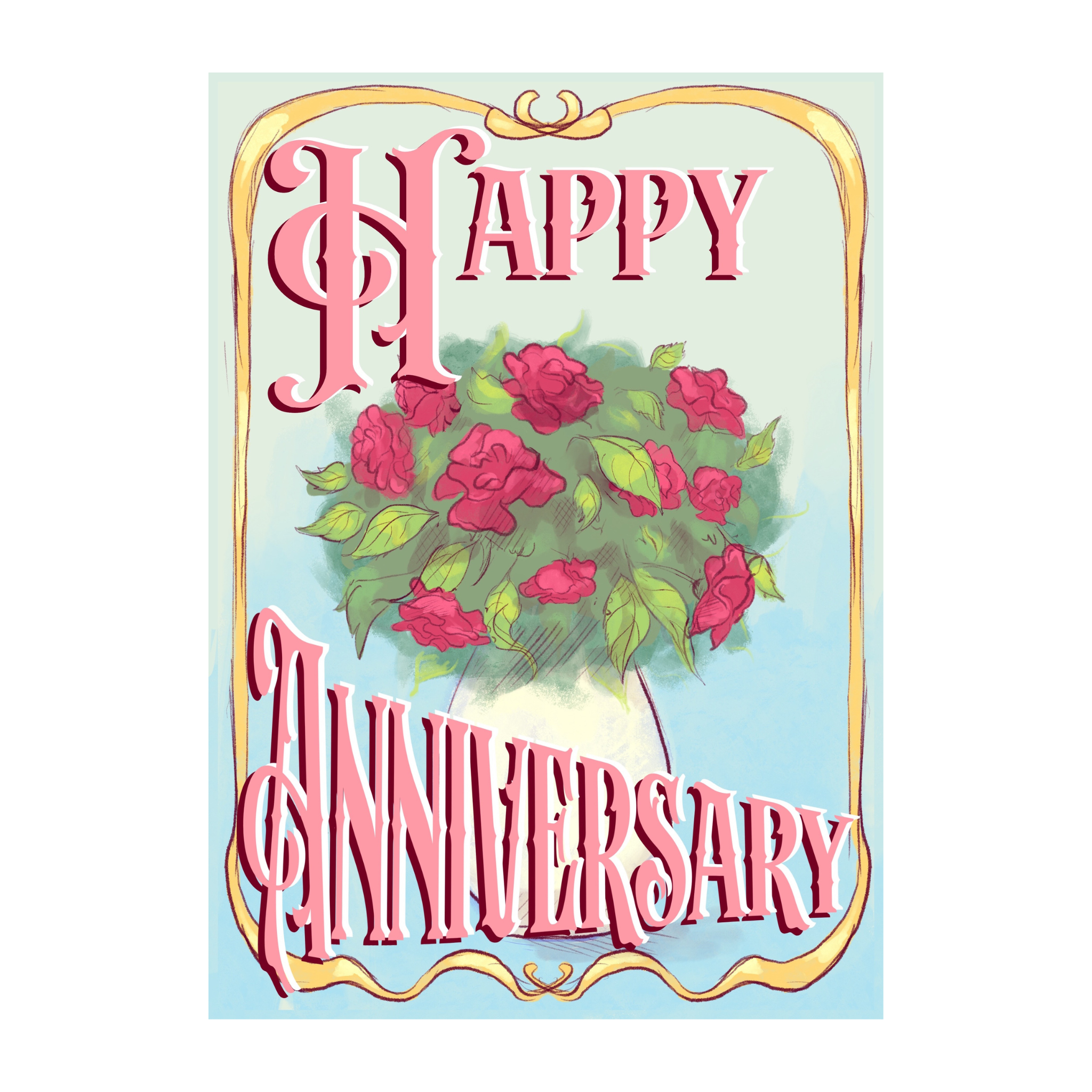 Vintage Happy Anniversary Vintage Wedding Anniversary Cards From The